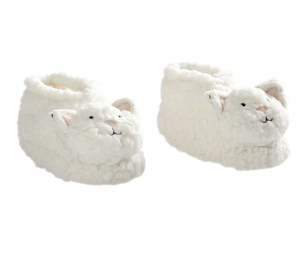 Kitty Critter Slippers | Pottery Barn Kids