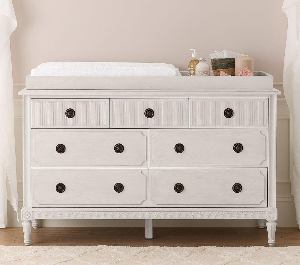 Clara 7-Drawer Dresser & Topper Set (56w x 20d") | Pottery Barn Kids