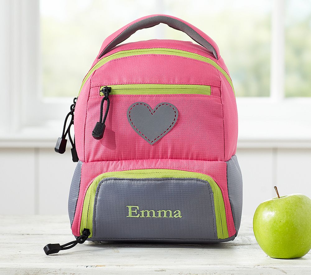 Colton Bright Pink Kids Lunch Box | Pottery Barn Kids