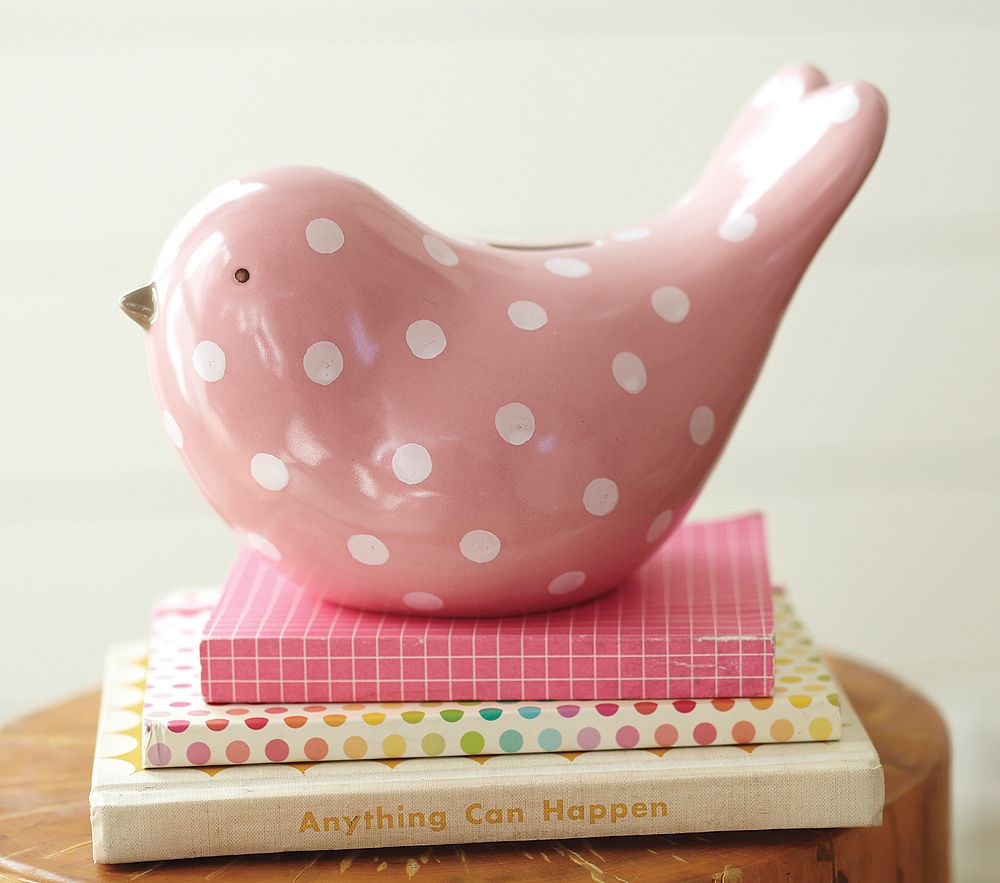 Bird Coin Bank For Kids | Pottery Barn Kids