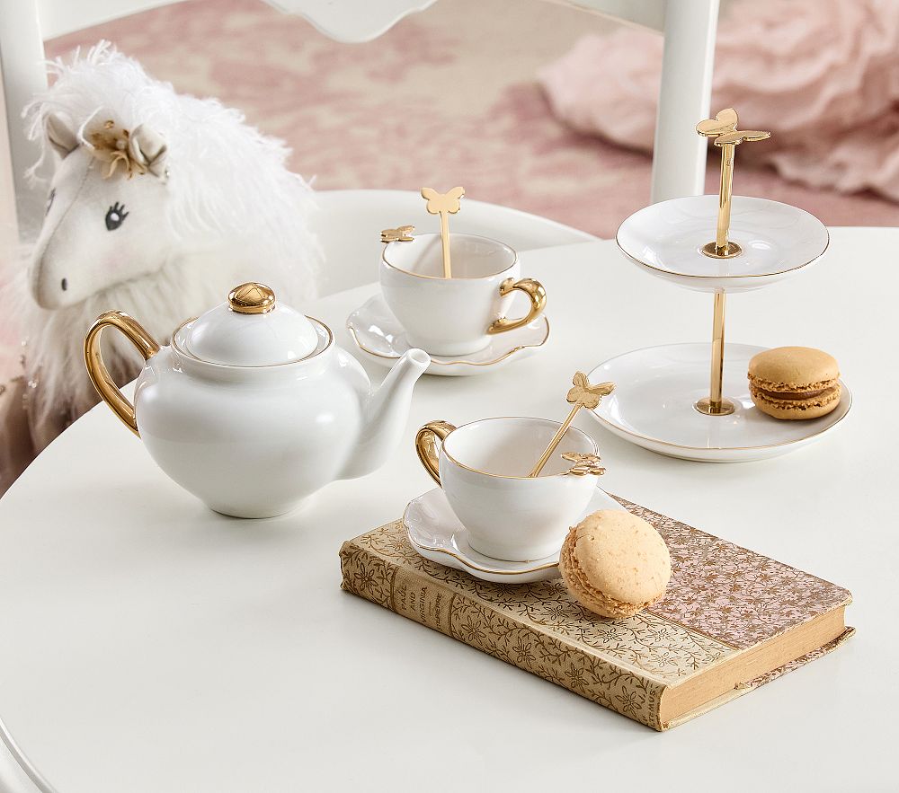 Monique Lhuillier Butterfly Tea Set | Pottery Barn Kids