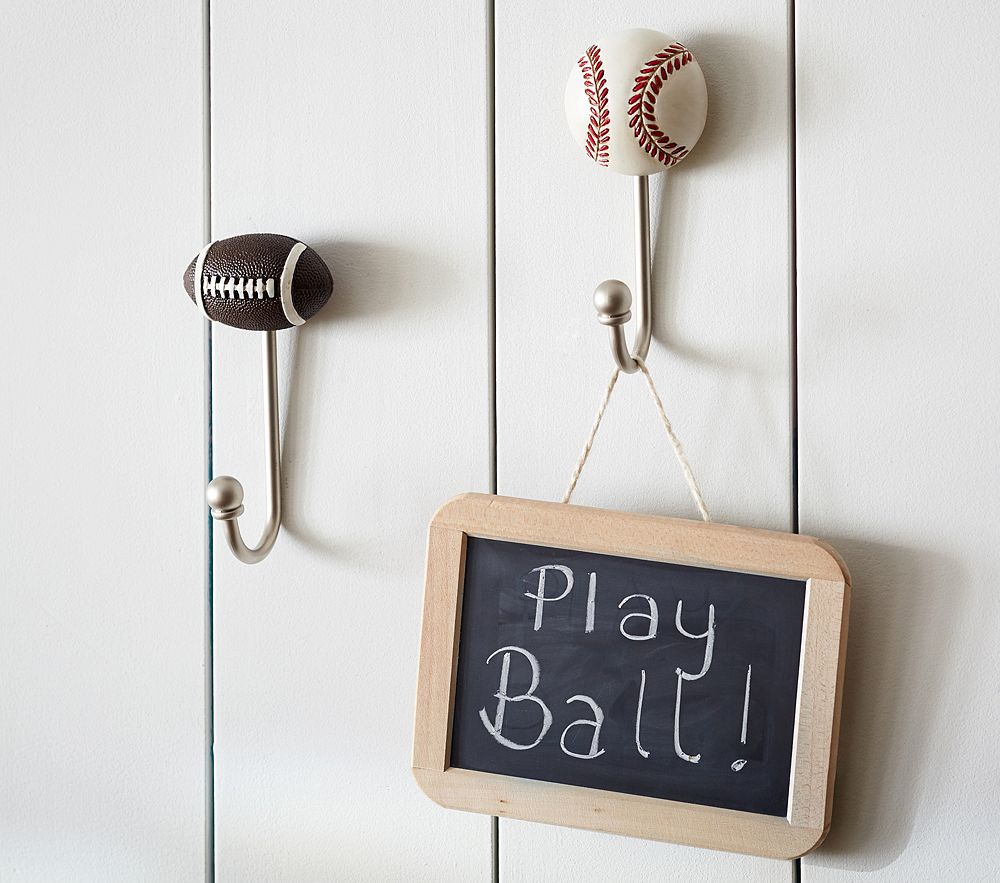 Sports Kids Wall Hooks | Pottery Barn Kids