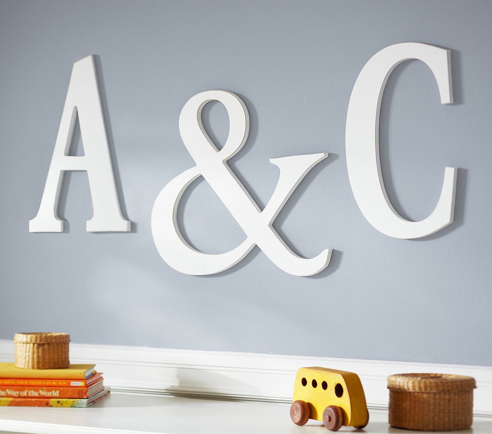 Mini Harper Painted Wall Letters | Pottery Barn Kids