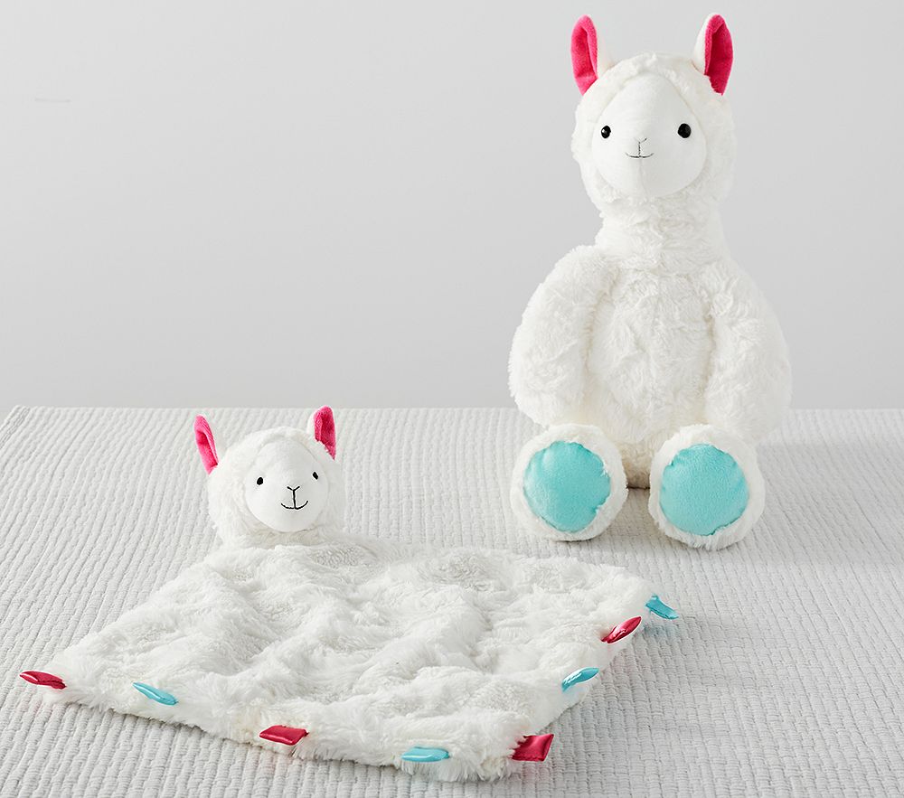 Plush Preppy Llama Thumbie | Kids Stuffed Animal | Pottery Barn Kids