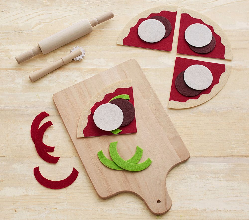 Soft Pizza Set | Play Food | Pottery Barn Kids