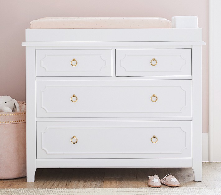 Regency Changing Table Dresser & Topper | Pottery Barn Kids
