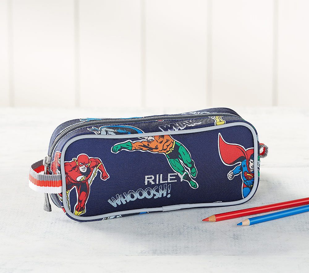 Justice League™ Kids Pencil Case | Pottery Barn Kids