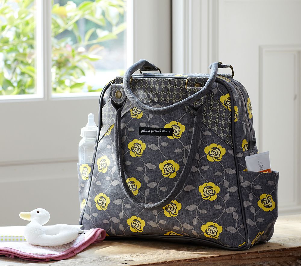 Petunia Pickle Bottom Misted Marigolds Sashay Satchel | Pottery Barn Kids