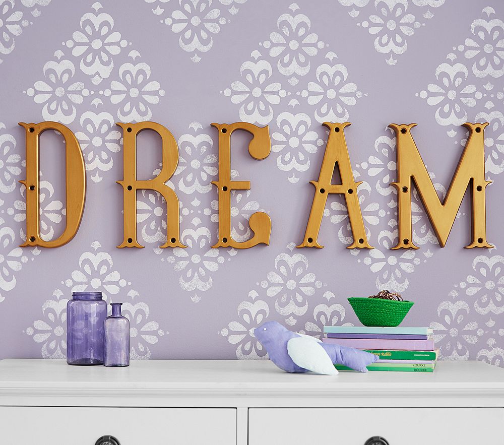 "Dream" Decorative Wall Letter Set | Pottery Barn Kids