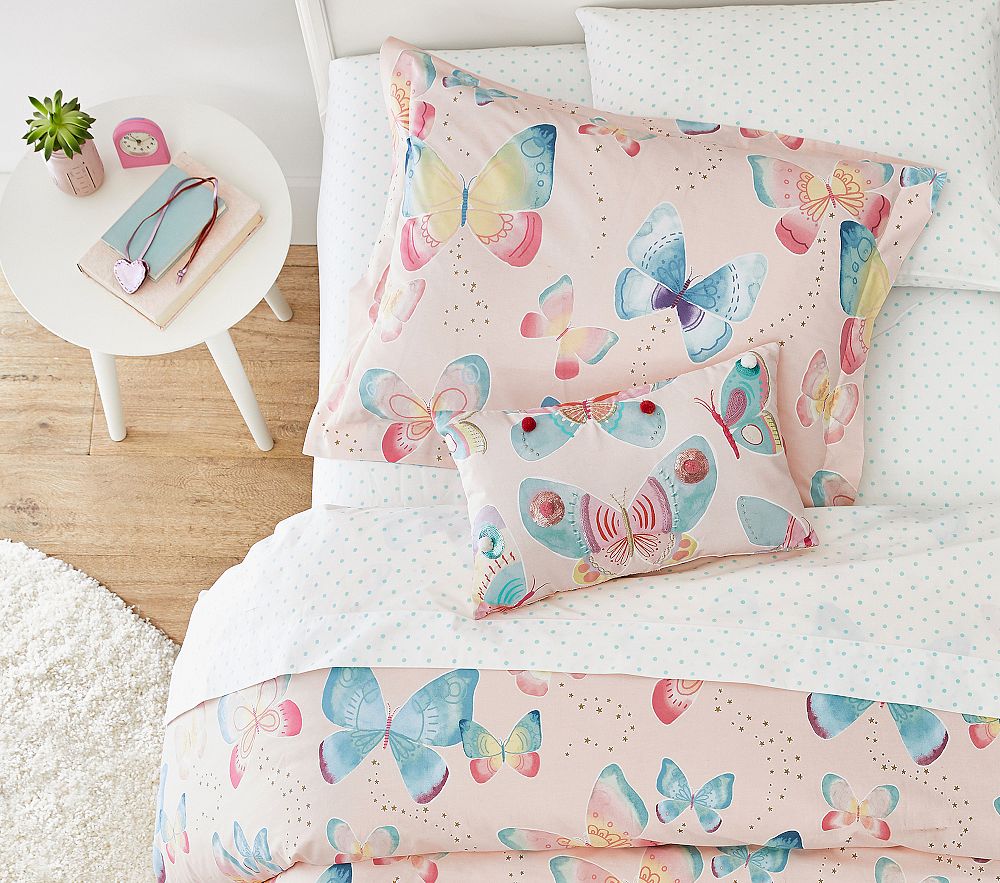 Organic Pin Dot Kids' Sheet Set | Pottery Barn Kids
