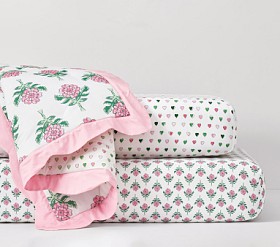 Roller Rabbit Hearts & Rosebuds Baby Bedding Set | Pottery Barn Kids