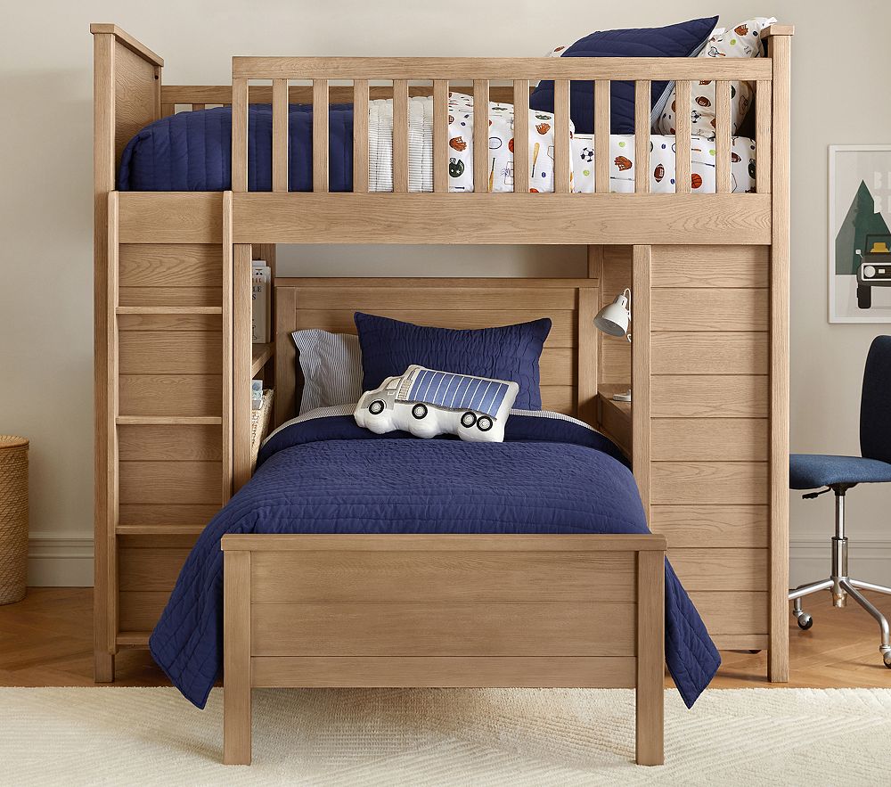 Charlie Kids Loft System & Twin Bed Set | Pottery Barn Kids