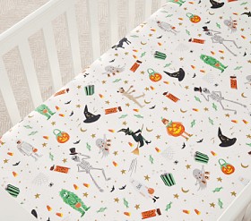 Halloween Crib Sheet | Organic & Fun Bedding | Pottery Barn Kids