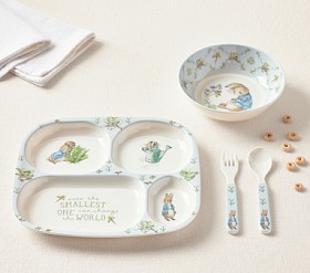Peter Rabbit™ Nursery Feeding Set | Pottery Barn Kids