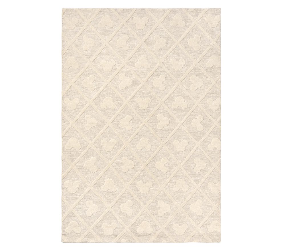 Disney Mickey Mouse Lattice Rug | Pottery Barn Kids