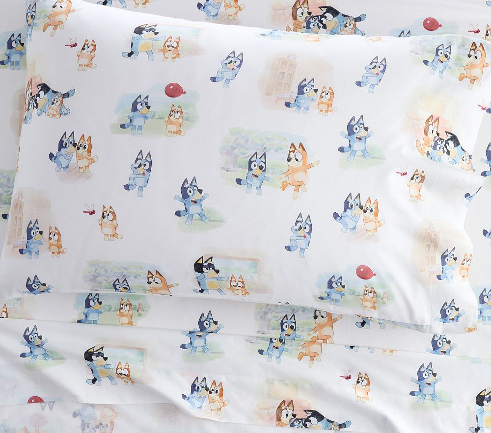Bluey Organic Sheet Set | Pottery Barn Kids