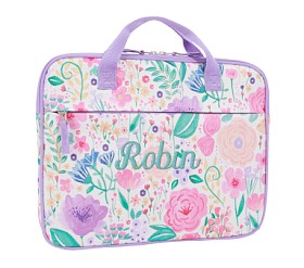 Lavender Floral Homework Holder | Pottery Barn Kids