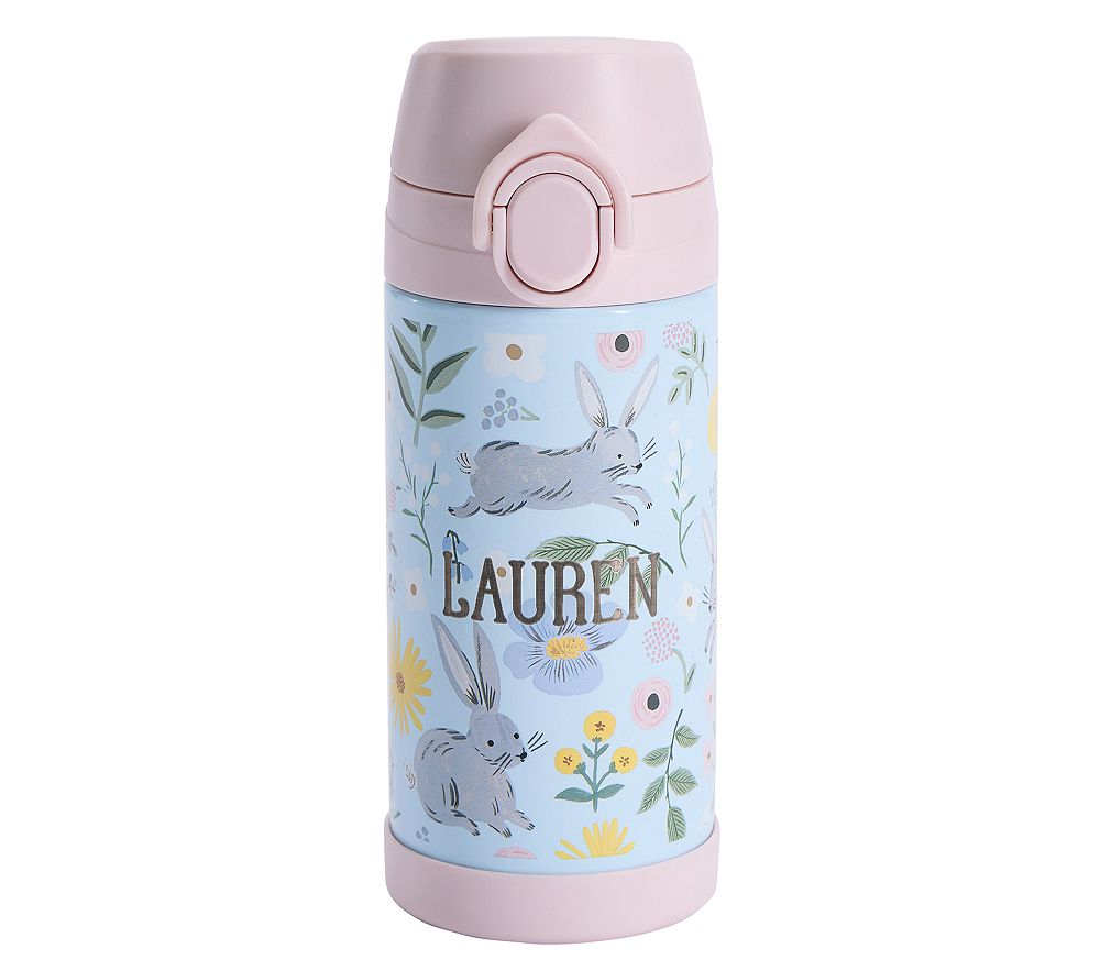 Floral Bunny Water Bottle | Pottery Barn Kids