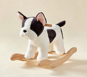 Frenchie Critter Rocker | Soft & Safe Ride | Pottery Barn Kids