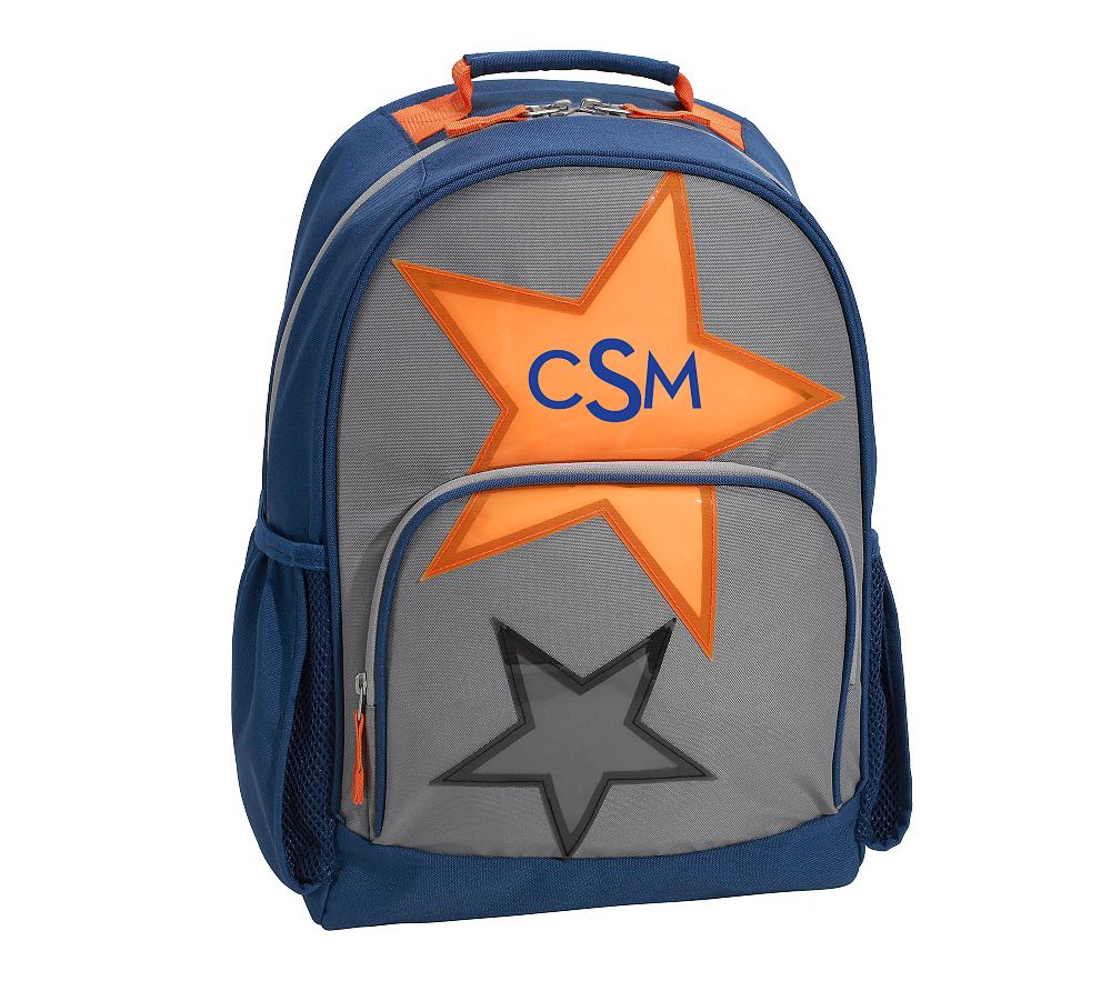 Mackenzie Blue Colorful Stars Backpacks | Pottery Barn Kids