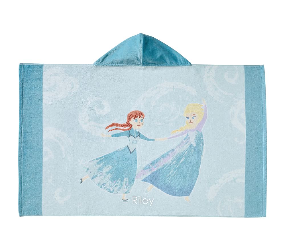 Disney Frozen Kid Beach Hooded Towel UPF 50+ | Pottery Barn Kids
