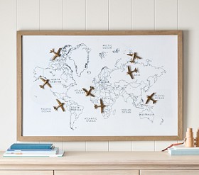 Airplane Magnet Board (24" x 36") | Pottery Barn Kids
