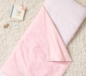 Chambray Stripe Cotton Nap Mat | Pottery Barn Kids