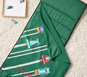 Mackenzie Remy Race Car Nap Mat | Pottery Barn Kids