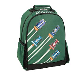 Green Race Car Backpack | Pottery Barn Kids