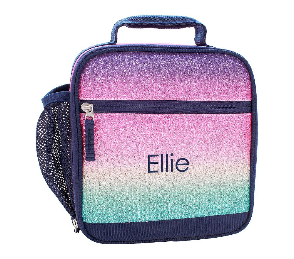 Mackenzie Rainbow Ombre Sparkle Glitter Lunch Boxes | Pottery Barn Kids