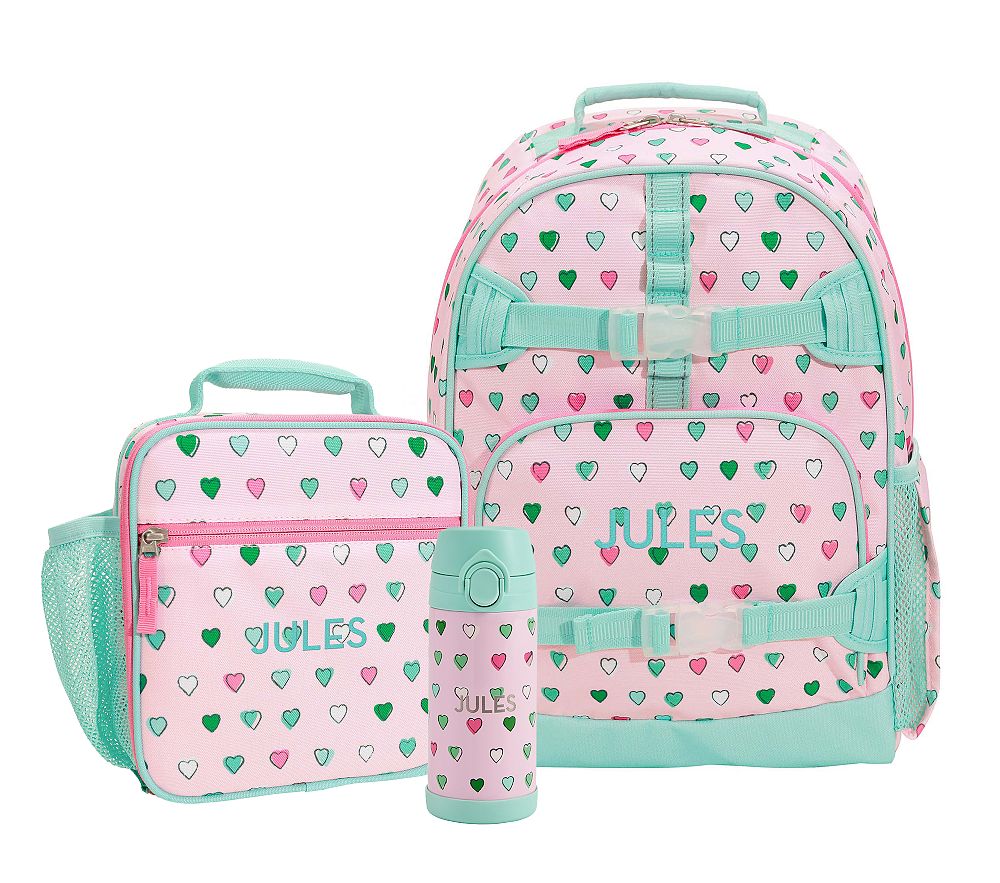 Mackenzie Roller Rabbit Multi Heart Backpack & Lunch Bundle, Set of 3 ...