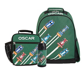 Green Race Cars Backpack Bundle | Pottery Barn Kids