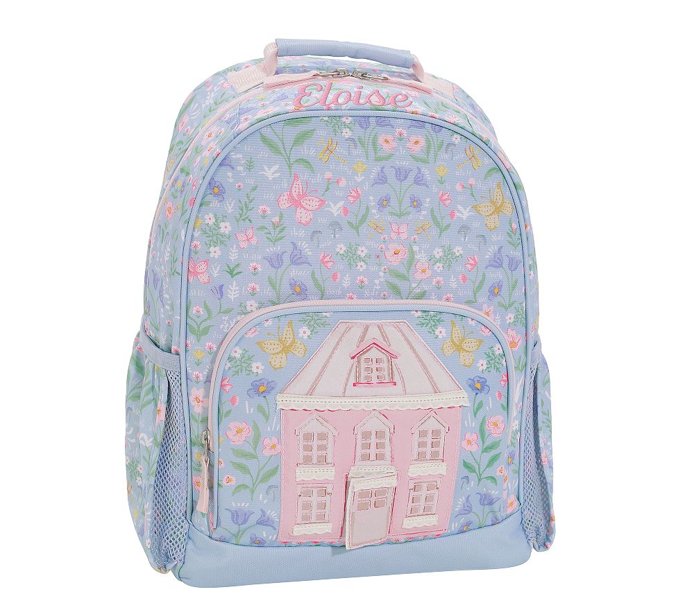 Mackenzie Blue Floral Dollhouse Backpacks | Pottery Barn Kids
