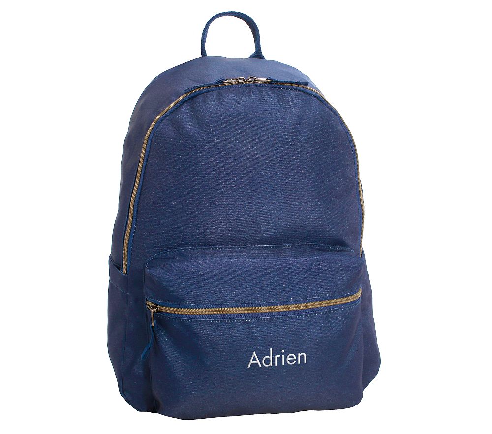 Colby Solid Navy Backpacks | Pottery Barn Kids