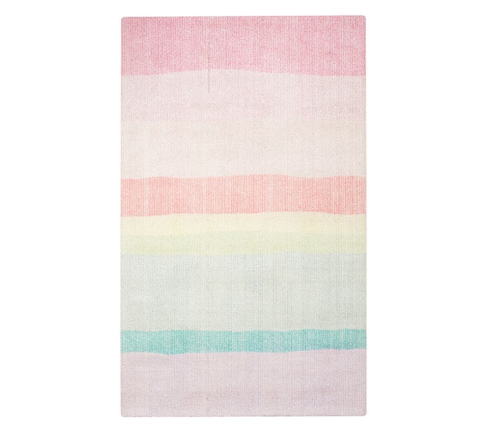 Rainbow Ombre Rug | Patterned Rugs | Pottery Barn Kids