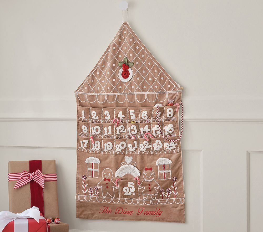 Gingerbread House Christmas Advent Calendar | Pottery Barn Kids