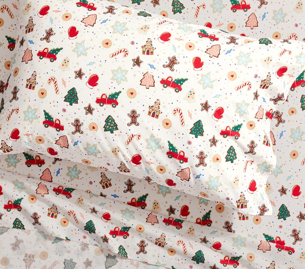 Rifle Paper Co. Gingerbread Cookie Sheet Set | Pottery Barn Kids