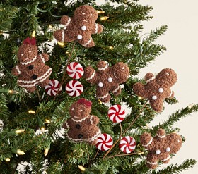 Gingerbread Tree Picks | Set of 2 | Pottery Barn Kids