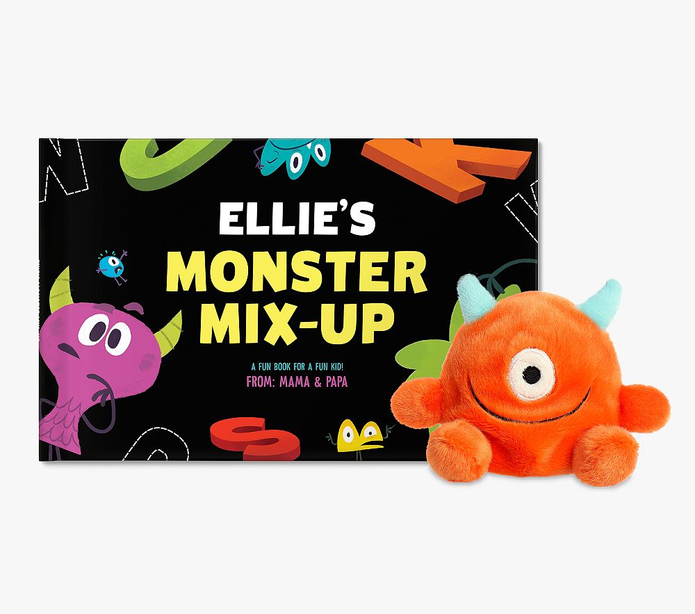 Monster Mix-Up Personalized Storybook with Monster Plush Gift Set ...