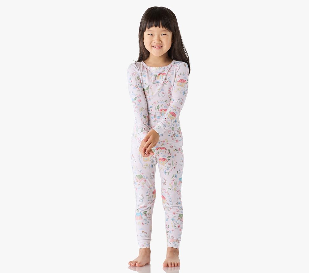 Hello Kitty® Cottage Tight Fit Pajama Set | Pottery Barn Kids