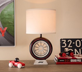 Formula 1® Tire Table Lamp (18.5") | Pottery Barn Kids