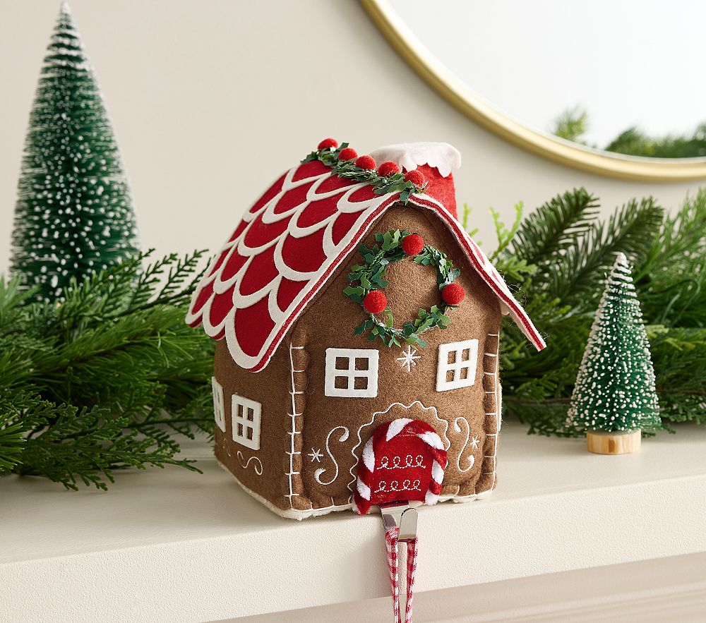 Gingerbread House Stocking Holder | Pottery Barn Kids
