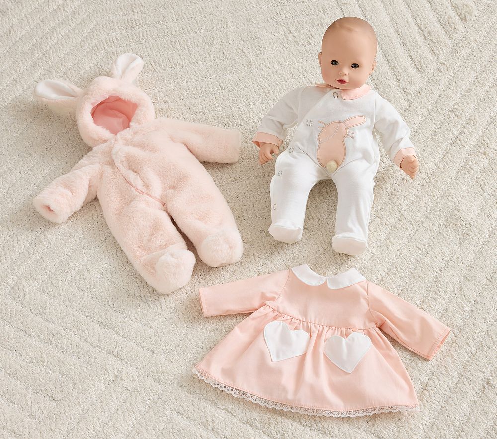 Pink Baby Doll Wardrobe, Set of 3 | Pottery Barn Kids