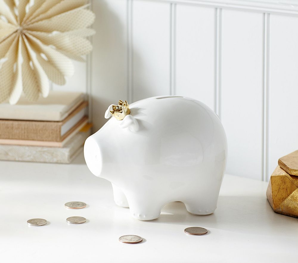 Ceramic Coin Bank For Kids | Pottery Barn Kids