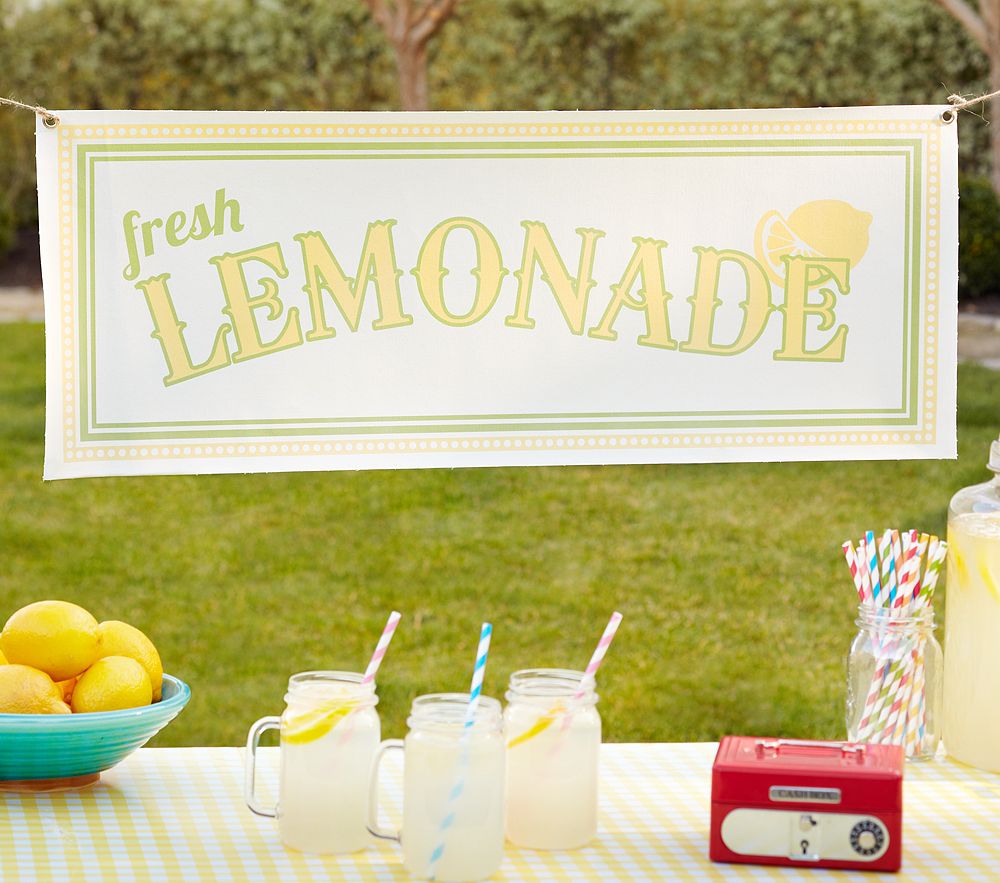 Lemonade Banner | Outdoor Toys | Pottery Barn Kids
