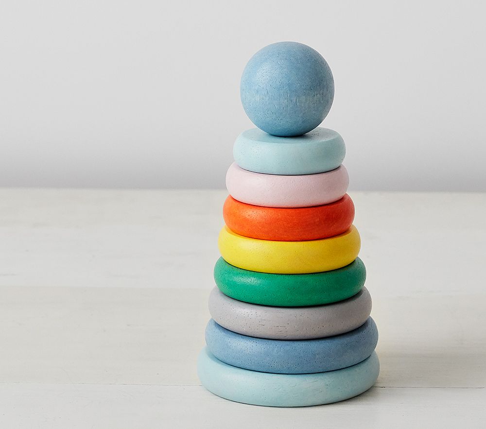 Preppy Wooden Stacker | Baby Toy | Pottery Barn Kids