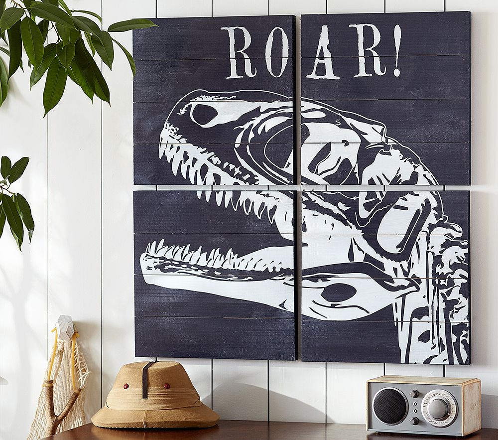 Dinosaur Wall Art Set | Pottery Barn Kids