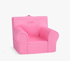 Anywhere Chair®, Barbie Pink Twill Slipcovers Only | Pottery Barn Kids