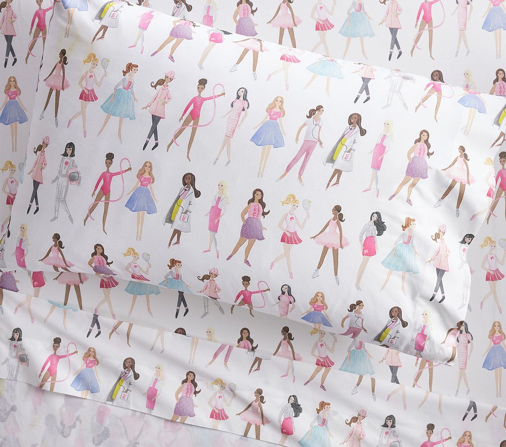 Barbie™ Organic Sheet Set | Pottery Barn Kids