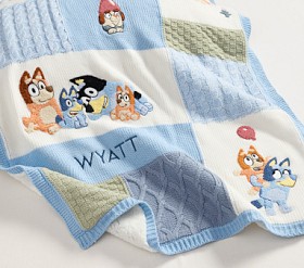 Bluey Heirloom Toddler Blanket | Pottery Barn Kids